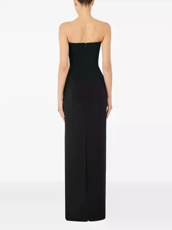 Jenny Packham Estelle Strapless Maxi Dress - Black