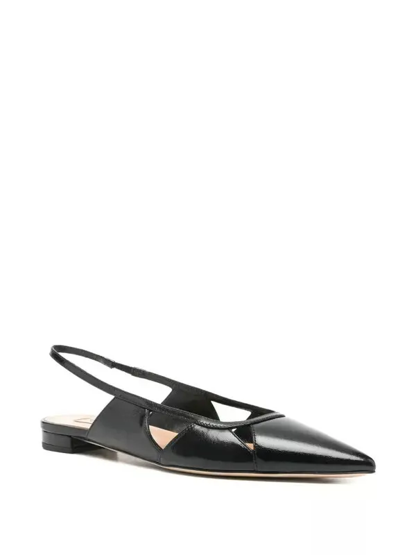 ARTEANA Cut-out Slingback Pumps - Black