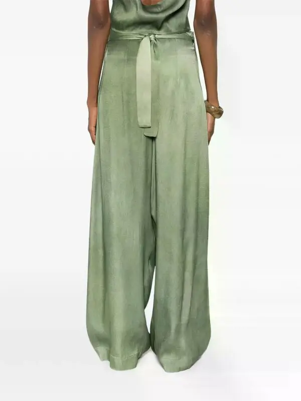 CORTANA Tie Cropped Trousers