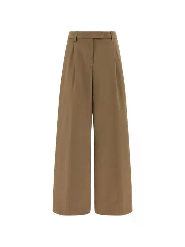 THELATEST Deva Pleated Trousers - Brown