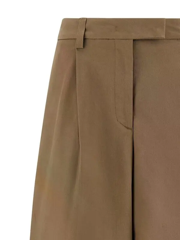 THELATEST Deva Pleated Trousers - Brown
