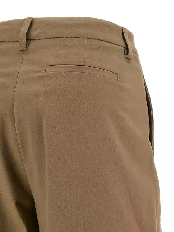 THELATEST Deva Pleated Trousers - Brown