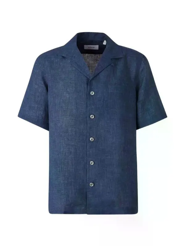 LARDINI Short-sleeve Buttoned Shirt