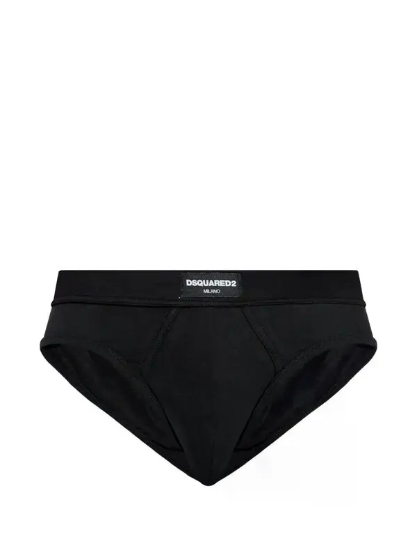 Dsquared2 Waistband Briefs - Black