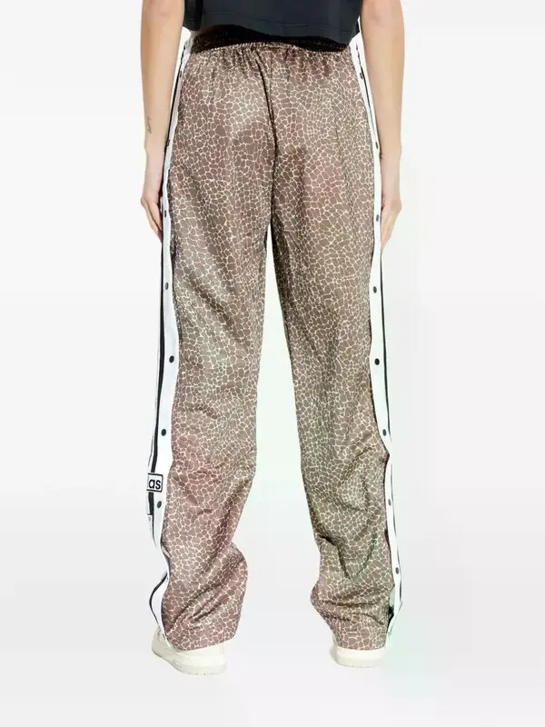 Adidas Print Stripe Trousers - Brown