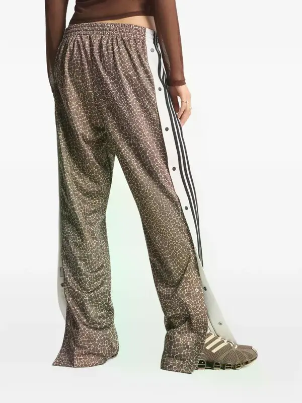 Adidas Print Stripe Trousers - Brown