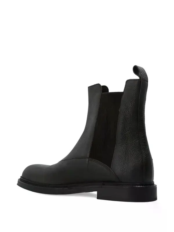 Emporio Armani Leather Chelsea Boots