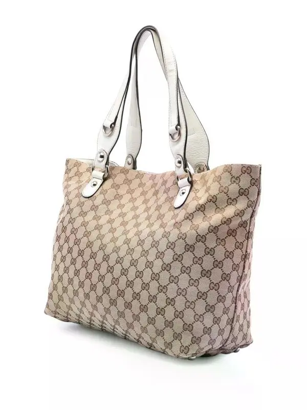 Gucci 2016-2026 Medium Gg Canvas Icon Bit Tote Bag