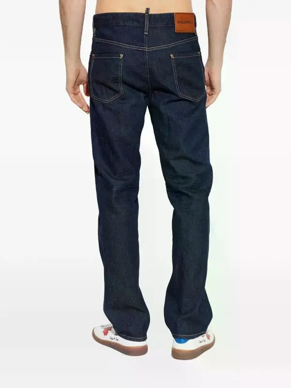 Dsquared2 642 Straight Leg Jeans - Blue