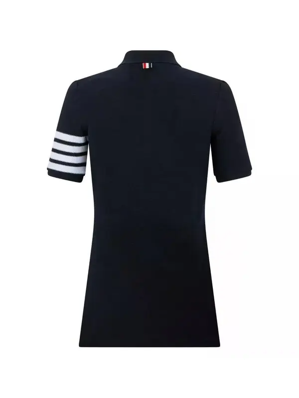 Thom Browne Textured Piqué Polo Dress - Blue