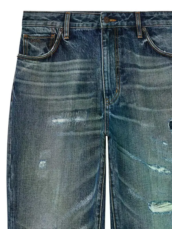 Emporio Armani Distressed Jeans - Blue