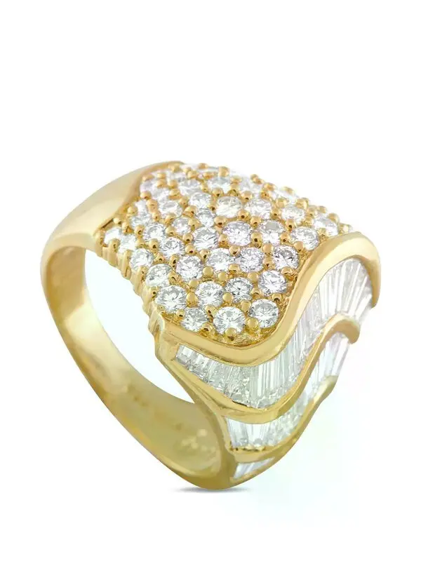 LB EXCLUSIVE 18k Yellow 3.09ct Diamond Ring - Gold