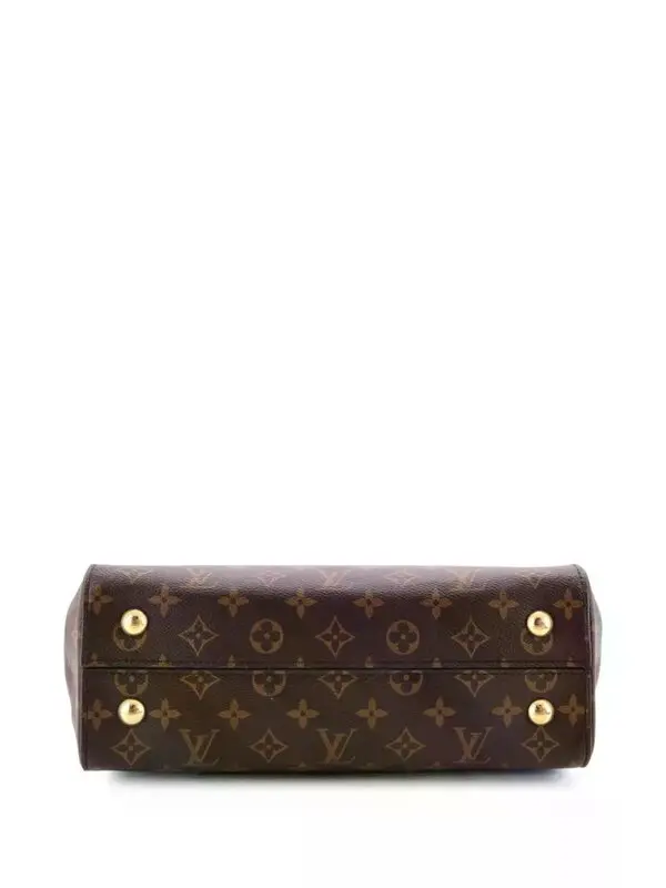 LOUIS VUITTON Cluny Top Handle Mm Monogram - Brown
