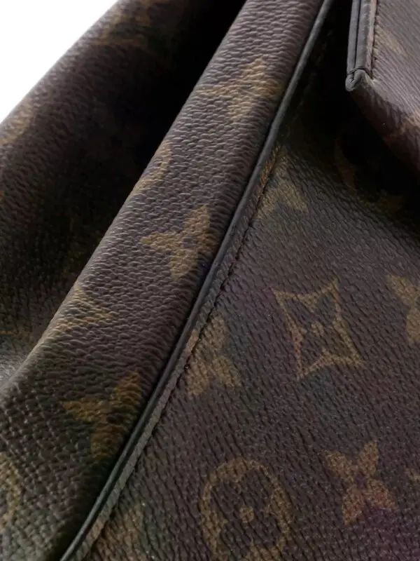 LOUIS VUITTON Cluny Top Handle Mm Monogram - Brown