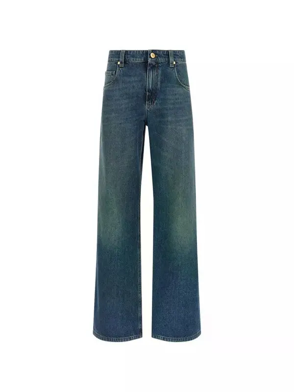Brunello Cucinelli Contrast-stitching Stonewashed-denim Jeans