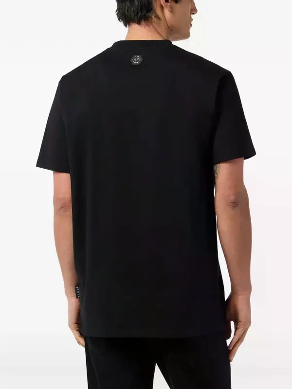 Philipp Plein Print-detail T-shirt - Black