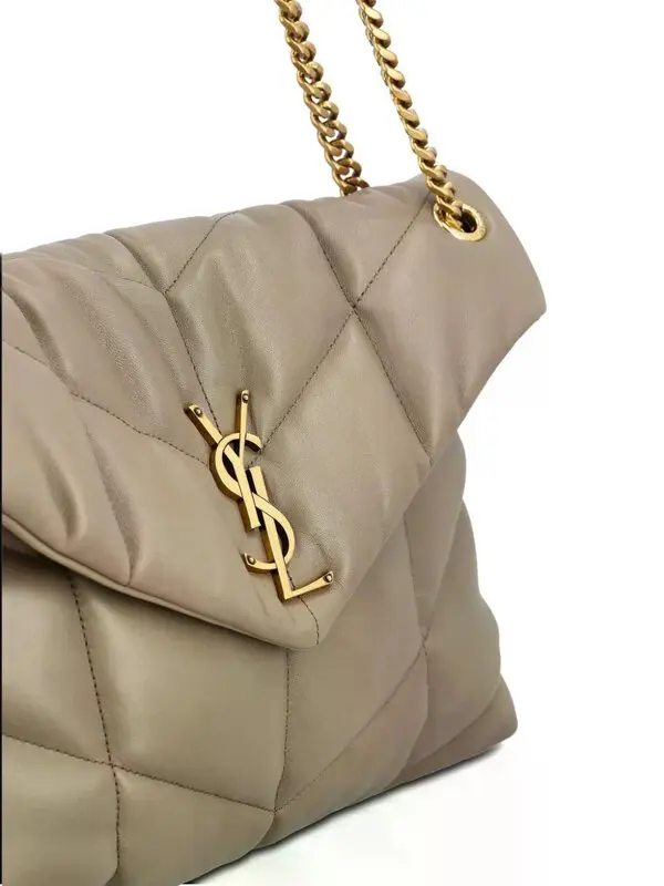 Saint Laurent Medium Puffer Bag In Lambskin Leather