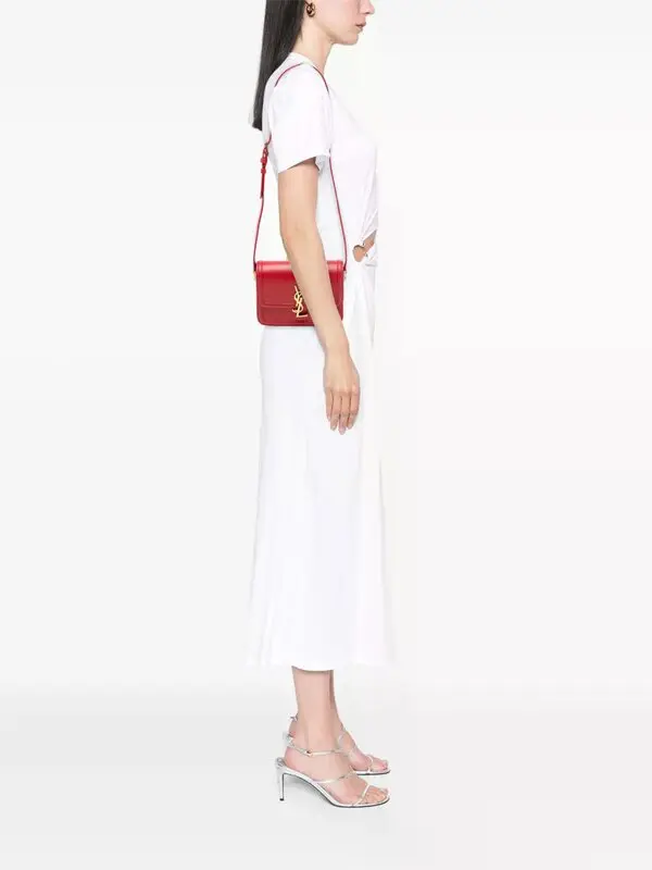 Saint Laurent 2020 Small Solferino Satchel - Red