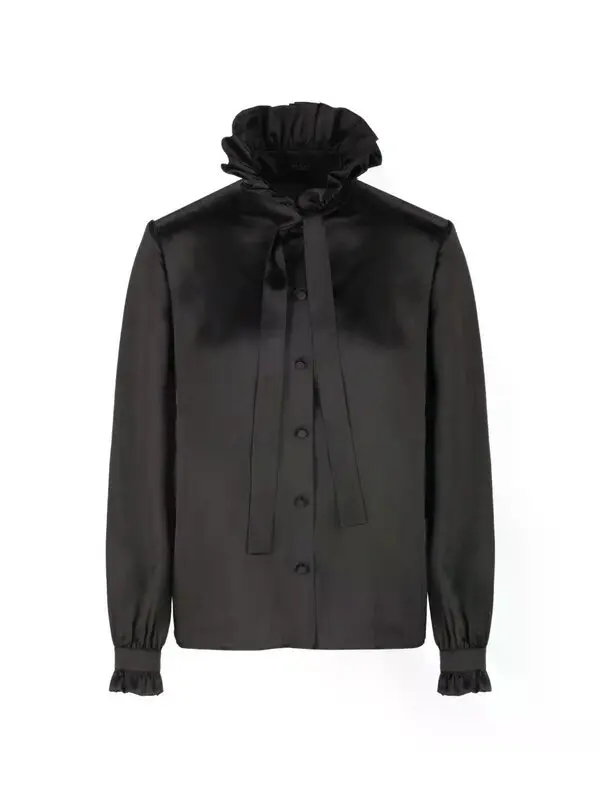 Gucci Bow-detail Silk Shirt