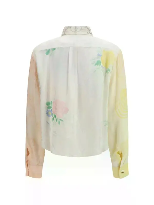 E.L.V. DENIM Emilie Floral Collar Shirt