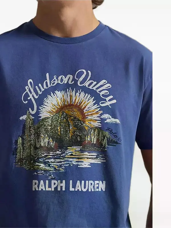 Polo Ralph Lauren Graphic-print T-shirt - Blue
