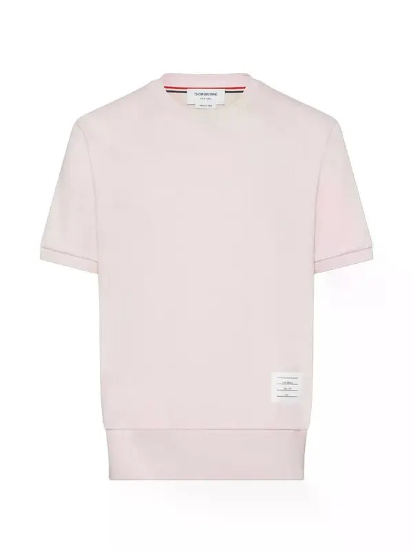 Thom Browne Cotton Jersey 4-bar T-shirt - Pink