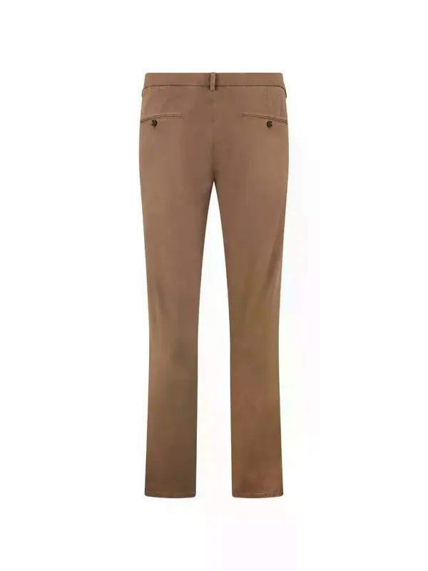 MOORER Button-fastening Chino Trousers