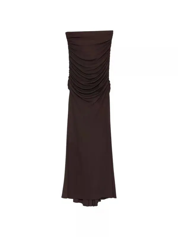 Elisabetta Franchi Crêpe Jersey Draped Maxi Skirt