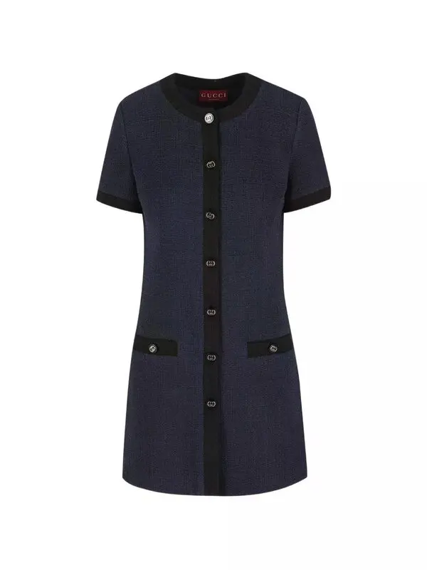 Gucci Buttoned Mini Dress