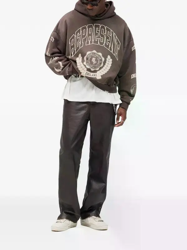 REPRESENT Legacy Crest Hoodie - Brown