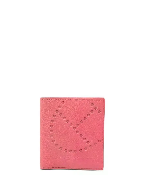 Hermès 2012 Chevre Mysore Evelyne Wallet Small Wallets - Pink