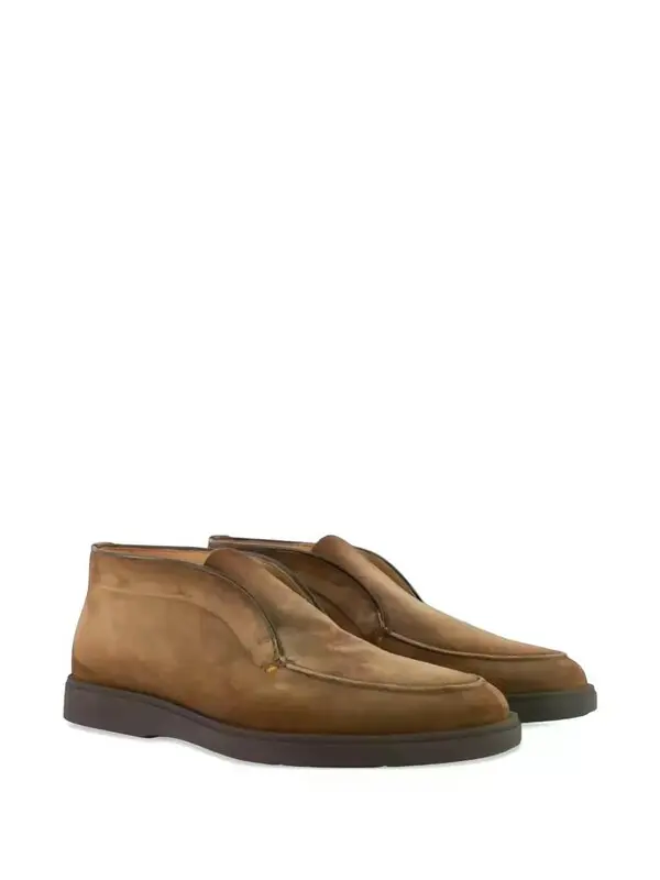 Santoni Panelled Desert Boots
