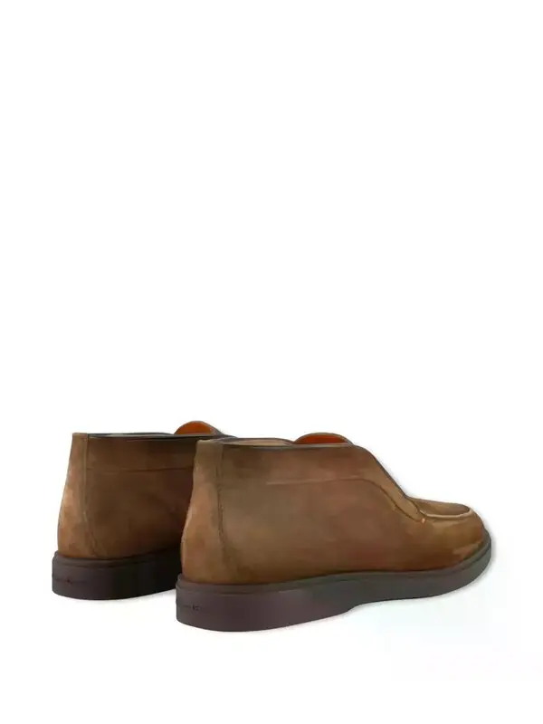 Santoni Panelled Desert Boots
