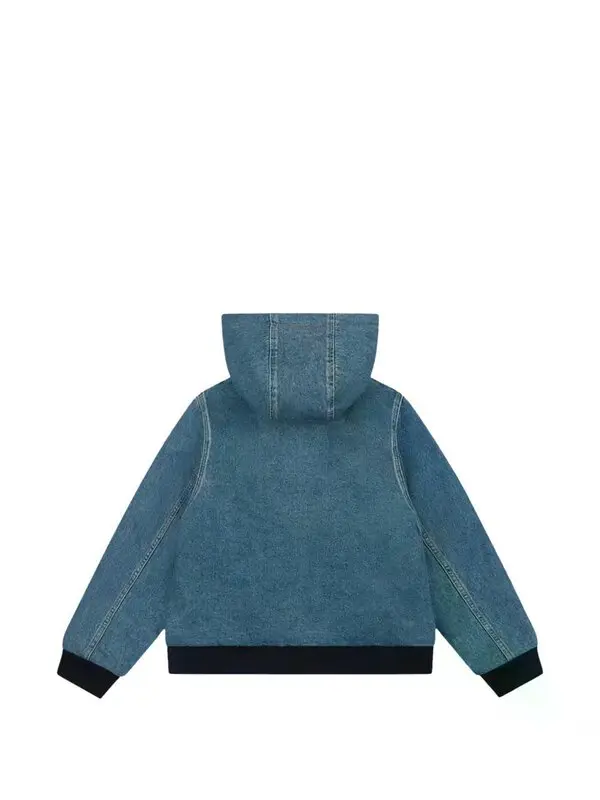 DENIM TEARS Logo-embroidered Hooded Jacket