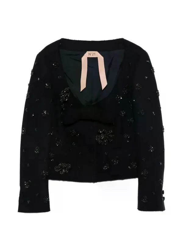 N°21 Floral-embellished Jacket
