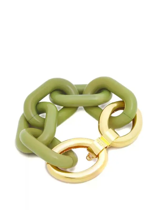 Marni Chain Plated Bracelet - Green
