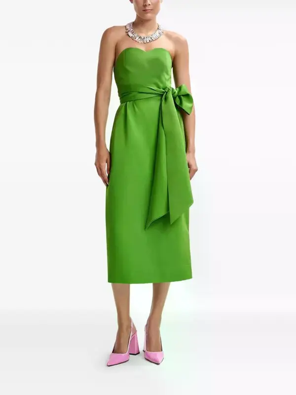 Essentiel Antwerp Juror Sleeveless Midi Dress - Green - 4% Off |  Editorialist