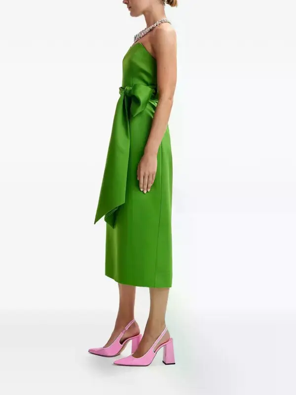 Essentiel Antwerp Juror Sleeveless Midi Dress - Green - 4% Off |  Editorialist