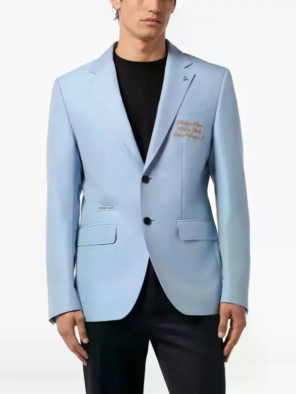 Philipp Plein Long-sleeve Buttoned Blazer