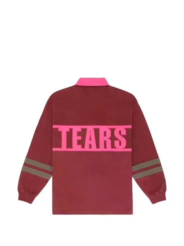DENIM TEARS Down The Tears Long-sleeve Polo Shirt