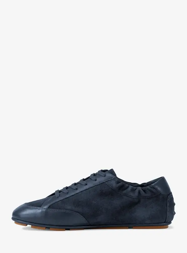 Michael Kors Susie Suede And Leather Trainer