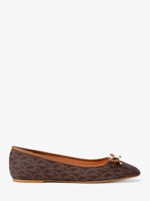 Michael Kors Savannah Signature Logo Ballet Flat