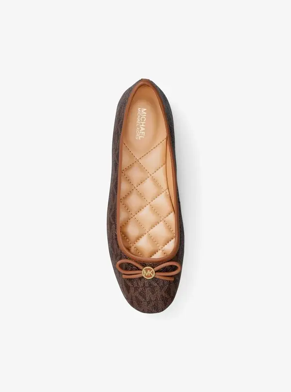 Michael Kors Savannah Signature Logo Ballet Flat