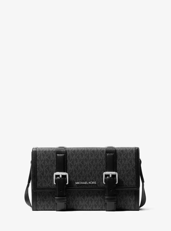 Michael Kors Cooper Signature Logo Trunk Crossbody Bag - Black