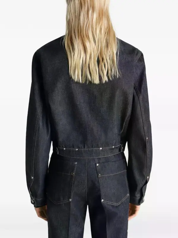 LEMAIRE Studded Cropped Denim Jacket