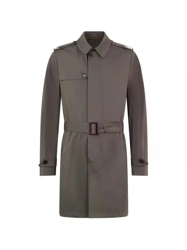 MOORER Belted Trench Coat