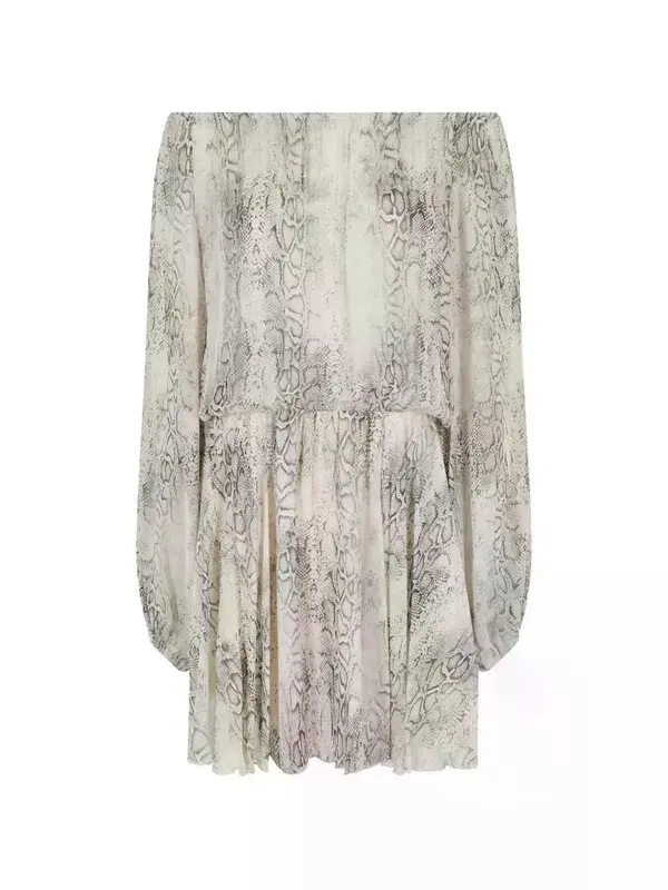 Federica Tosi Printed Long-sleeve Dress