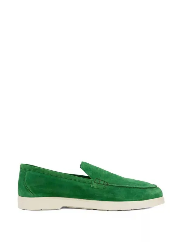 MOORER Cezanne Slip-on Loafers - Green
