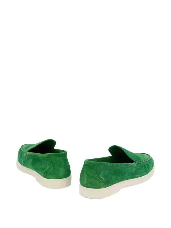 MOORER Cezanne Slip-on Loafers - Green