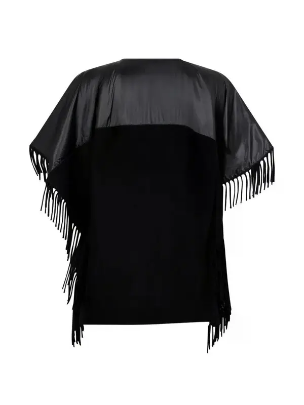MOORER Solan Fringe Zip Sweater